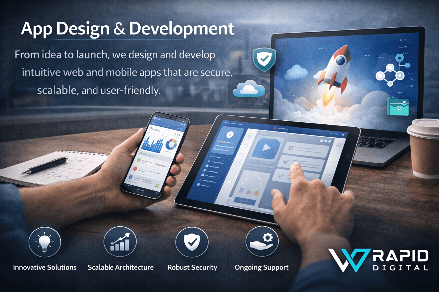 Comprehensive App Design & Development - VV Rapid